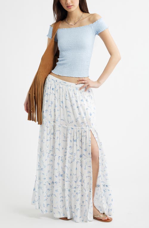 BP. Off-the-Shoulder Smocked Top
